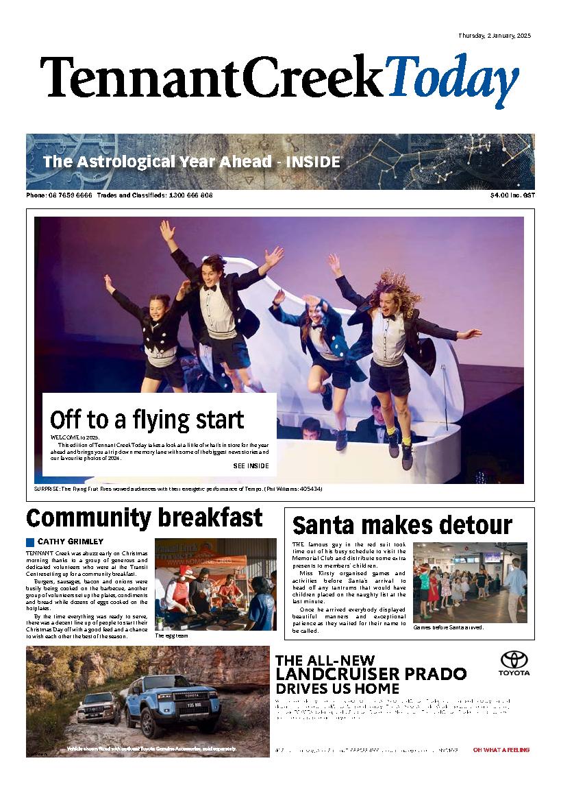 The Tennant Creek Today - 2nd January 2025 | Tennant Creek Today