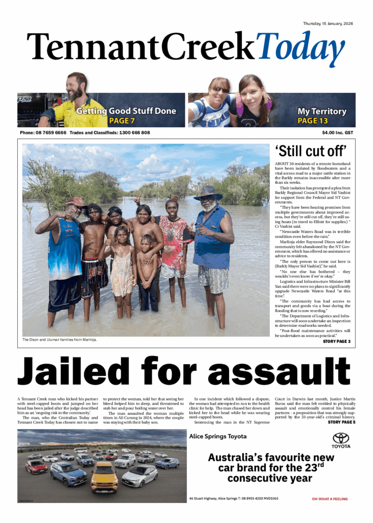The Tennant Creek Today - 15th January 2026 | Tennant Creek Today